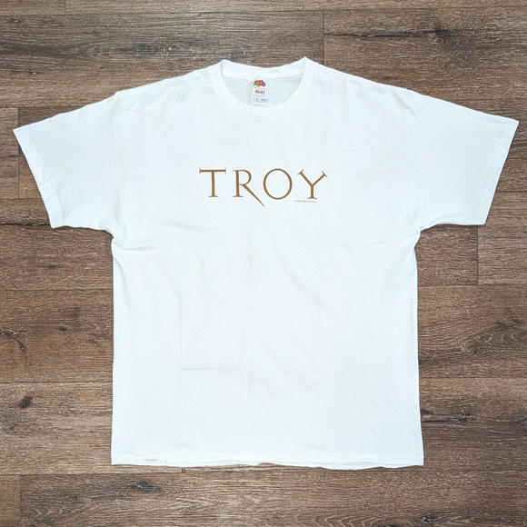 Warner Bros. | Shirts | Vintage Troy 204 Movie Promo Tshirt Size Xl ...